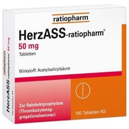 HERZASS-ratiopharm 50 mg Tabletten 100 St