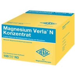 Magnesium VERLA N Konzentrat Plv.z.H.e.L.z.Einn. 100 St