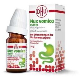 DHU-Arzneimittel NUX Vomica D 6 DHU Glob.bei Erkr.d.Verdauungsorg. 10 g