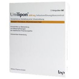 Köhler Pharma Unilipon 600 Infusionslösungskonzentrat 1X5 St