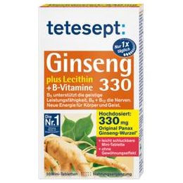Tetesept Ginseng 330 plus Lecithin+B-Vitamine Tab. 30 St