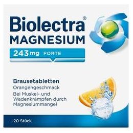 HERMES Arzneimittel Biolectra Magnesium 243 mg forte Orange Brausetab. 20 St