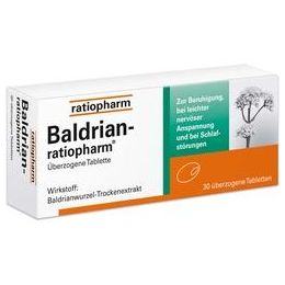 Baldrian-ratiopharm überzogene Tabletten 30 St