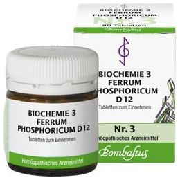Bombastus Biochemie 3 Ferrum phosphoricum D 12 Tabletten 80 St