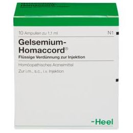 Heel Gelsemium Homaccord Ampullen 10 St