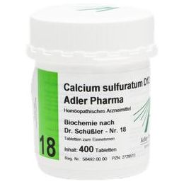 Biochemie Adler 18 Calcium sulfuratum D 12 Tabl. 400 St