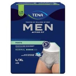 TENA MEN Act.Fit Inkontinenz Pants Norm.L/XL grau 10 St