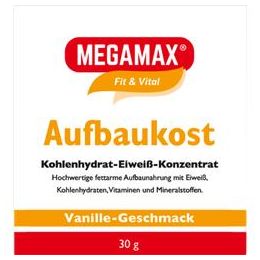 Megamax Aufbaukost Vanille Pulver 30 g
