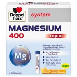 Queisser Doppelherz Magnesium 400 Liquid system Trinkamp. 10 St