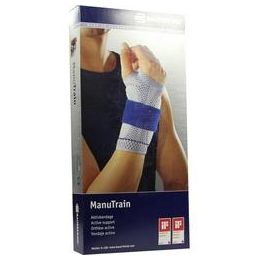 Bauerfeind Manutrain Handgelenkbandage links Gr.3 schwarz 1 St