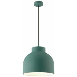 Brilliant Lampe, Sven Pendelleuchte 1flg türkis, Metall, 1x A60, E27, 40W,Normallampen (nicht enthalten) - grün