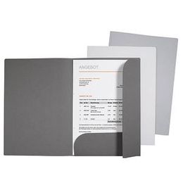 3 Veloflex Angebotsmappe Grey Elegance DIN A4 farbsortiert