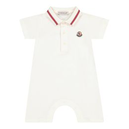 Moncler Enfant Kinder Cremewei&szlig; Strampler f&uuml;r Jungen
