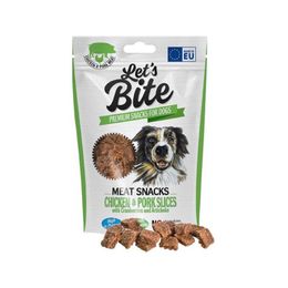 Let's Bite Meat Snacks. Chicken and Pork Slices with Cranberries and Artichoke 80g