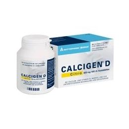 Calcigen D Citro 600 mg/400 I.e. Kautabletten 50 St