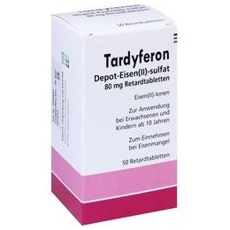 EurimPharm Arzneimittel Tardyferon Depot-Eisen(II)-sulfat 80 mg Retardtab. 50 St