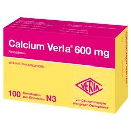 Calcium VERLA 600 mg Filmtabletten 100 St