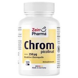 ZeinPharma Chrom Picolinat 250 μg in vegetarischen Kapseln 120 St