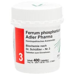 Biochemie Adler 3 Ferrum phosphoricum D 12 Tabl. 400 St