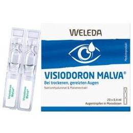 Weleda Visiodoron Malva Augentropfen in Einzeldosispipet. 20X0.4 ml