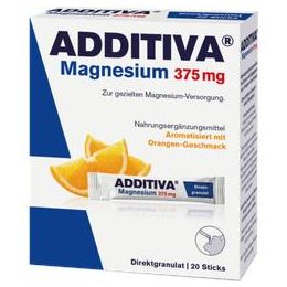 Additiva Magnesium 375 mg Sticks Orange 20 St