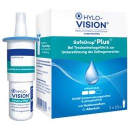 Hylo-Vision SafeDrop Plus Augentropfen 2X10 ml