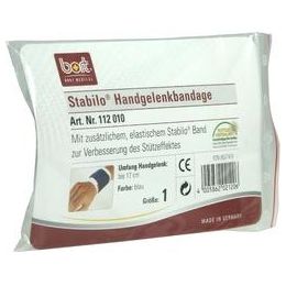 Bort Stabilo Handgelenkbandage Gr.1 blau 1 St