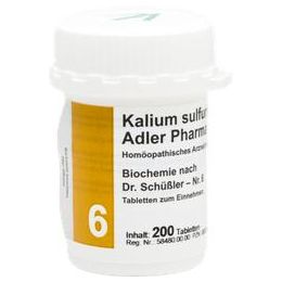 Biochemie Adler 6 Kalium sulfuricum D 6 Tabletten 200 St