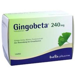 betapharm Gingobeta 240 mg Filmtabletten 120 St