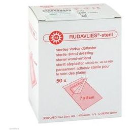 1001 Artikel Medical RUDAVLIES-steril Verbandpflaster5x7 cm 50 St