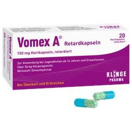 Klinge Pharma Vomex A Retardkapseln 20 St