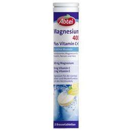 Abtei Magnesium 400 Plus Vitamin C+E Brausetabl. 15 St