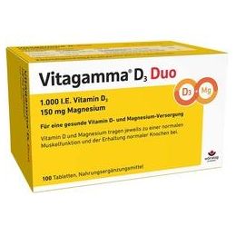 WÖRWAG PHARMA Vitagamma D3 Duo 1.000 I.E Vit.D3 150mg Magnes.NEM 100 St