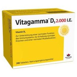 WÖRWAG PHARMA Vitagamma D3 2.000 I.e. Vitamin D3 NEM Tabletten 200 St