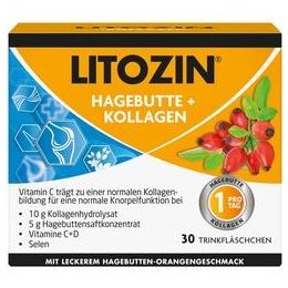 Queisser Litozin Hagebutte+Kollagen Trinkfläschchen 30X25 ml