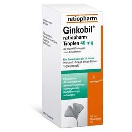 GINKOBIL-ratiopharm Tropfen 40 mg 100 ml