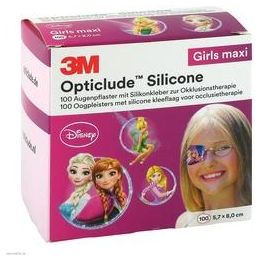 Opticlude 3M Silicone Disney girls maxi 5,7x8 cm 100 St