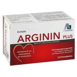 Avitale Arginin Plus Vitamin B1+B6+B12+Folsäure Filmtabl. 120 St