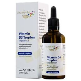 vitaworld Vitamin D3 1000 I.e. pro Tag Tropfen zum Einnehmen 50 ml