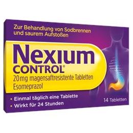 GlaxoSmithKline Nexium Control 20 mg magensaftresistente Tabletten 14 St