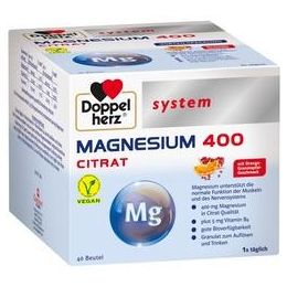 Queisser Doppelherz Magnesium 400 Citrat system Granulat 40 St