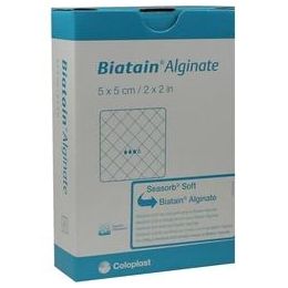 Coloplast Biatain Alginate Kompressen 5x5 cm 10 St
