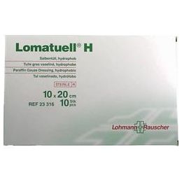 Lohmann & Rauscher Lomatuell H Salbentüll 10x20 cm steril 10 St