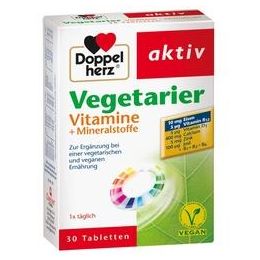 Queisser Doppelherz Vegetarier Vitamine+Mineralstoffe aktiv 30 St