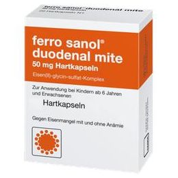 Ferro Sanol duodenal mite 50 mg magensaftr.Hartk. 50 St