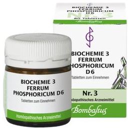 Bombastus Biochemie 3 Ferrum phosphoricum D 6 Tabletten 80 St