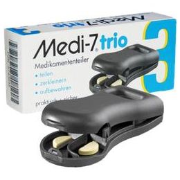 Medi 7 trio Tablettenteiler grau 1 St
