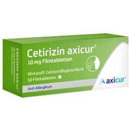 Cetirizin axicur 10 mg Filmtabletten 50 St