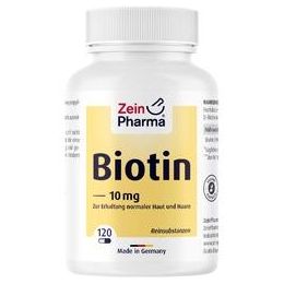 ZeinPharma Biotin 10 mg Kapseln hochdosiert 120 St