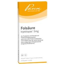 Pascoe Folsäure Injektopas 5 mg Injektionslösung 10 St